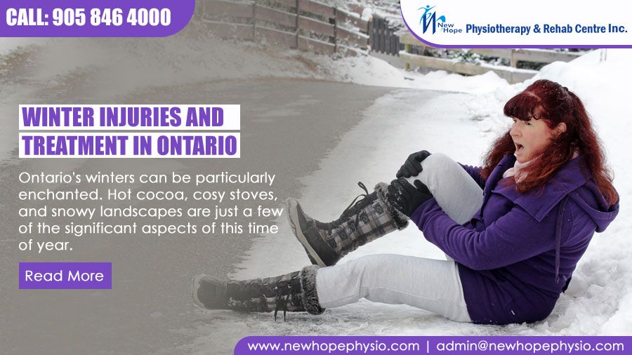Winter Injuries and Treatment in Ontario - New Hope Physiotherapy